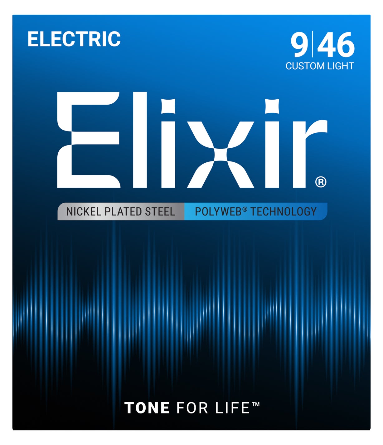 Electric Nickel Plated Steel with POLYWEB Coating | Elixir® Strings