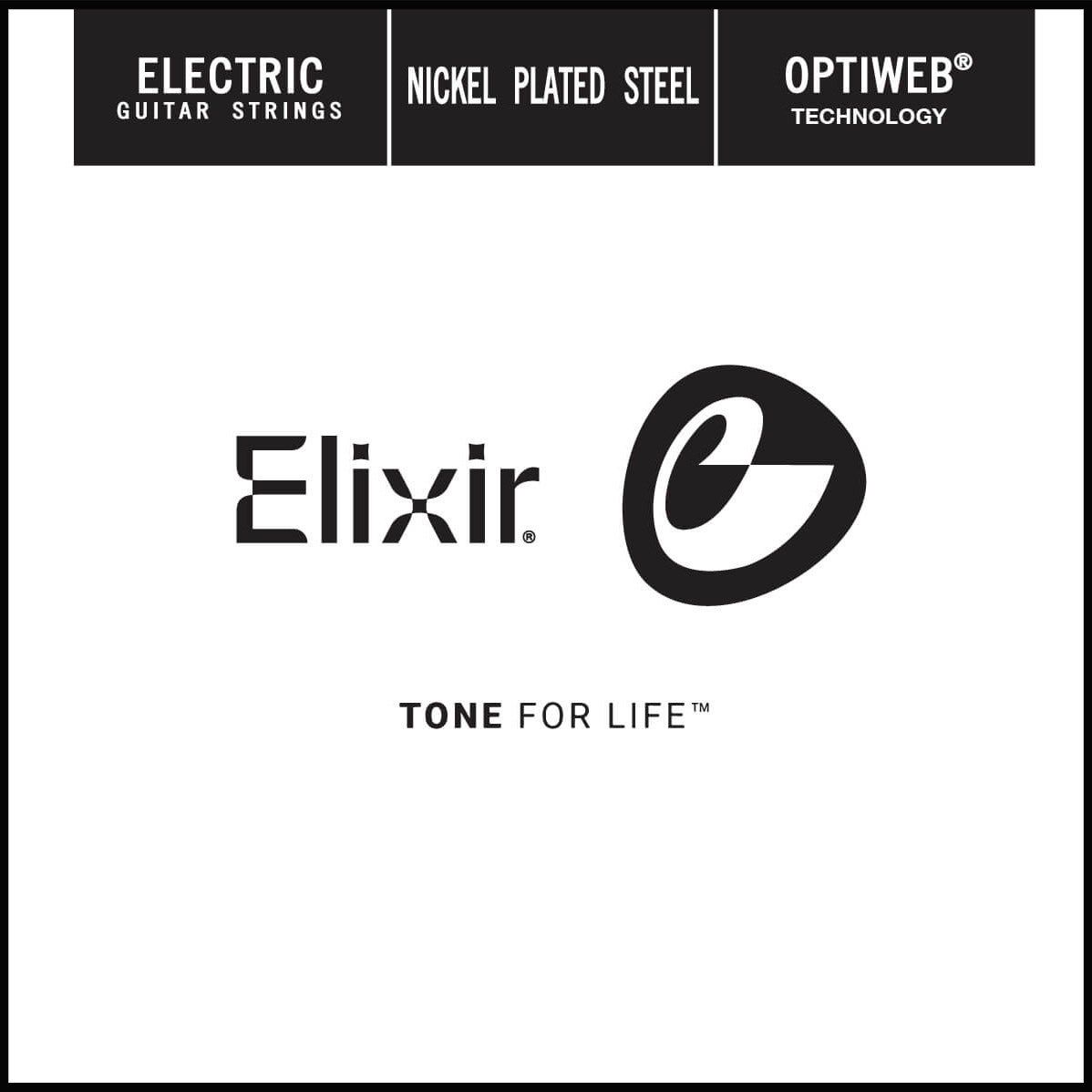 Single Strings: Electric Nickel Plated Steel with OPTIWEB Coating | Elixir® Strings